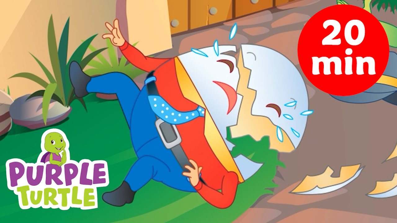 Humpty Dumpty | Purple Turtle Kids Songs and Nursery Rhymes - YouTube