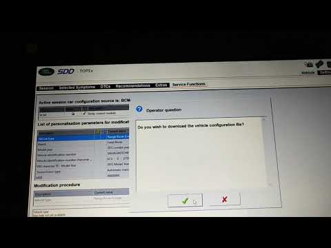 Program body control modul BCM RANGE ROVER EVOQUE - YouTube