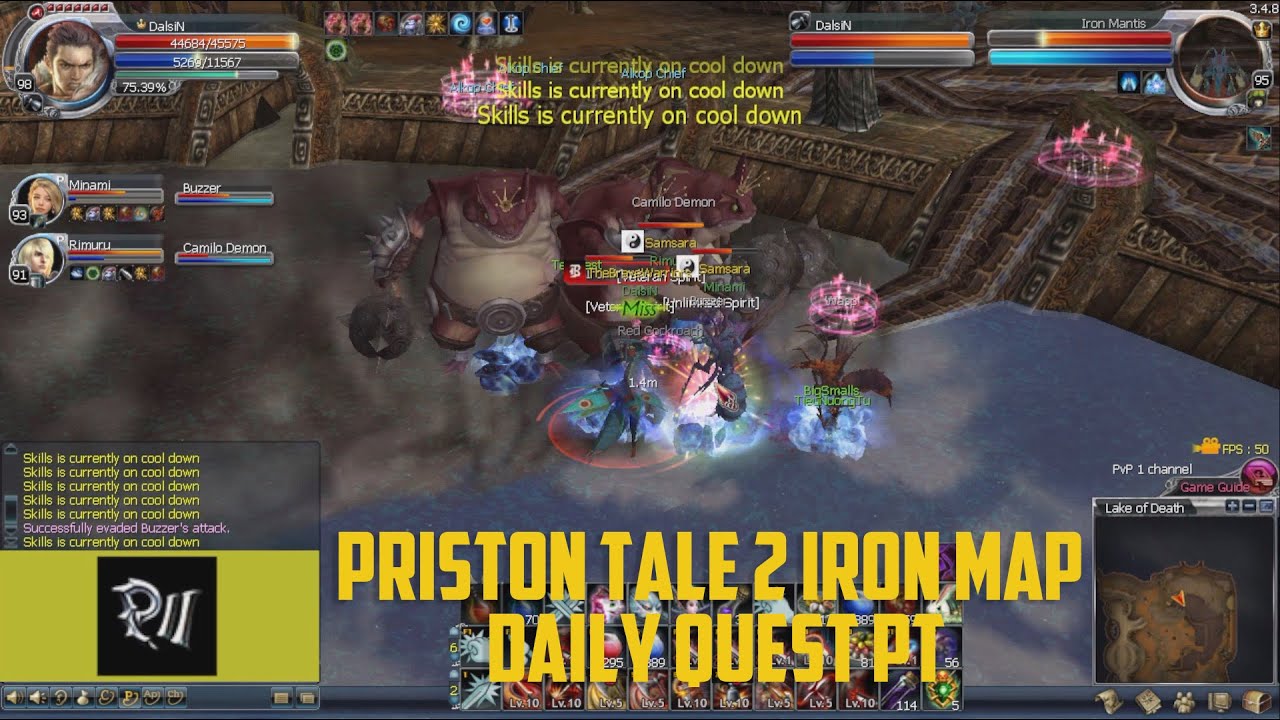 Priston Tale 2 Iron Map Daily Quest PT - YouTube