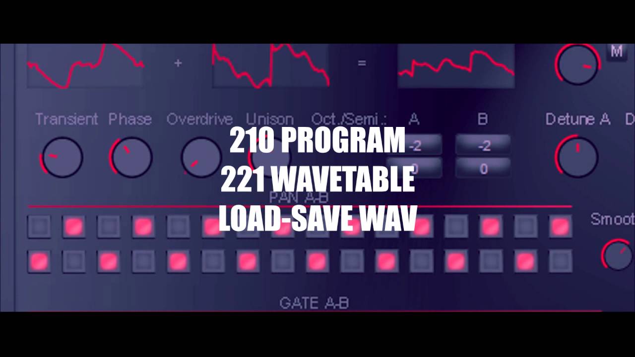 Bitsonic WT-01 RED VST-i Synthesizer - YouTube