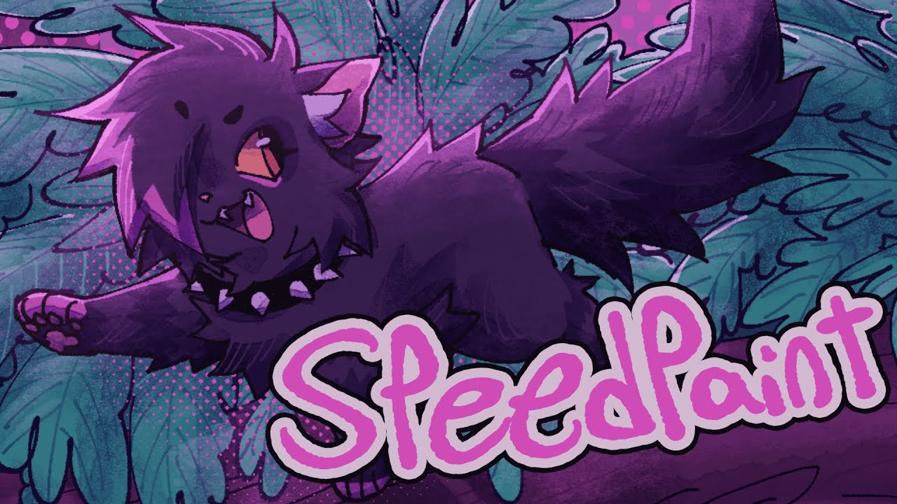cat kitty cat - speedpaint - YouTube