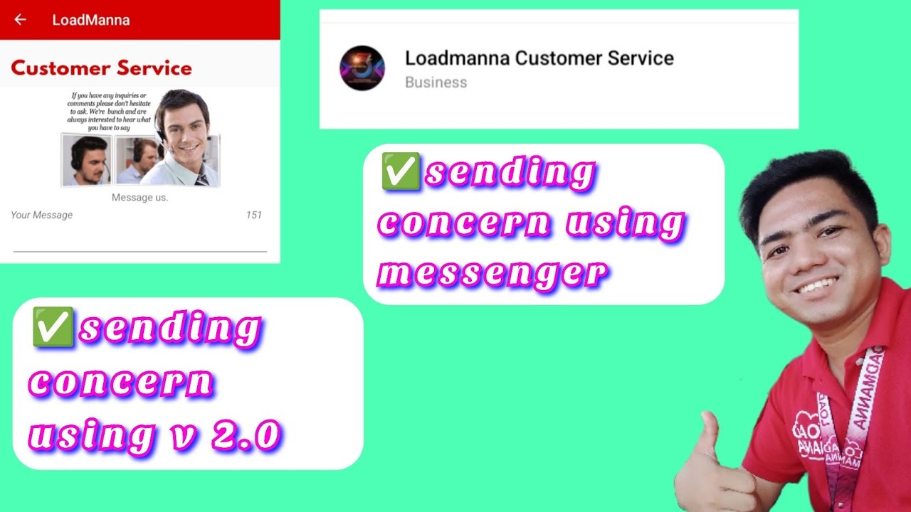 How to send concern in Customer Service using Loadmanna v.2.0 and ...