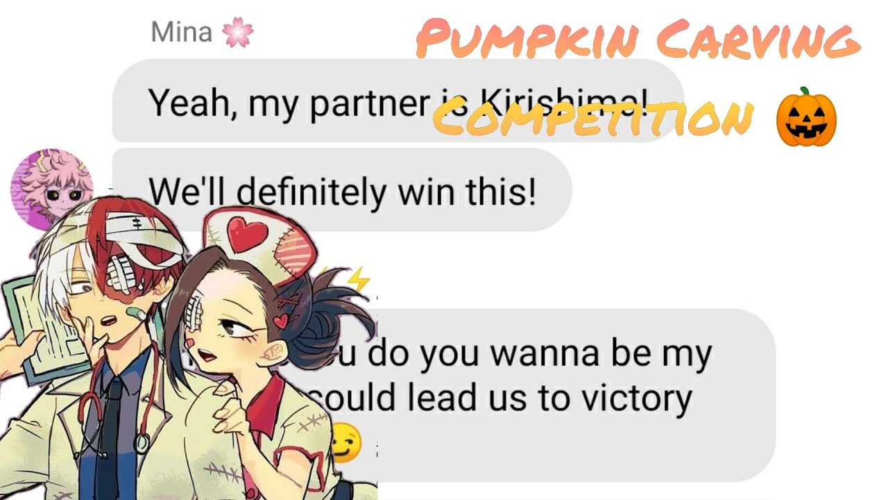 Pumpkin Carving Competition 🎃 || BNHA/MHA || IzuOcha, Todomomo ...