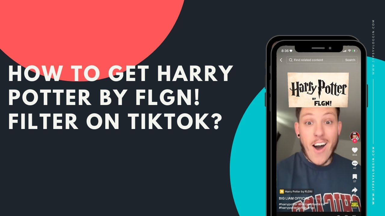 How to get Harry Potter by FLGN! filter on TikTok - YouTube