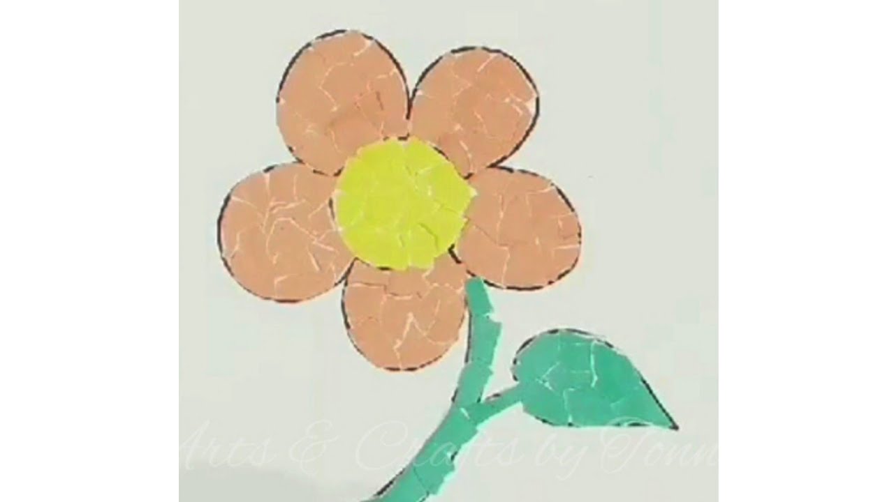 Paper tearing & pasting activity - YouTube