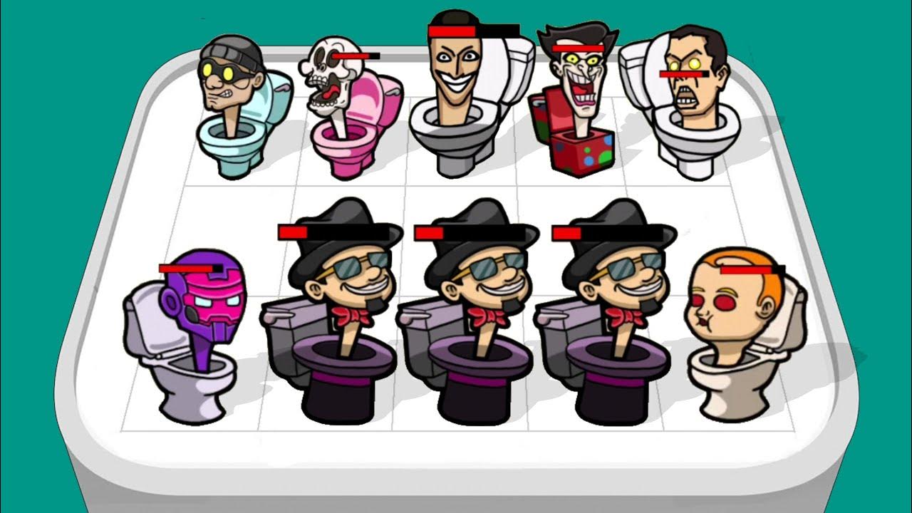 Merge Skibidi Toilet Run Vs Toilet Monster Merge Battle, Cameraman Speakerman Tv women, Merge ...