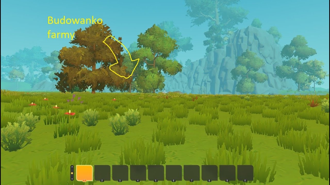 The beginning of building a farm! | Początki budowania farmy! - YouTube