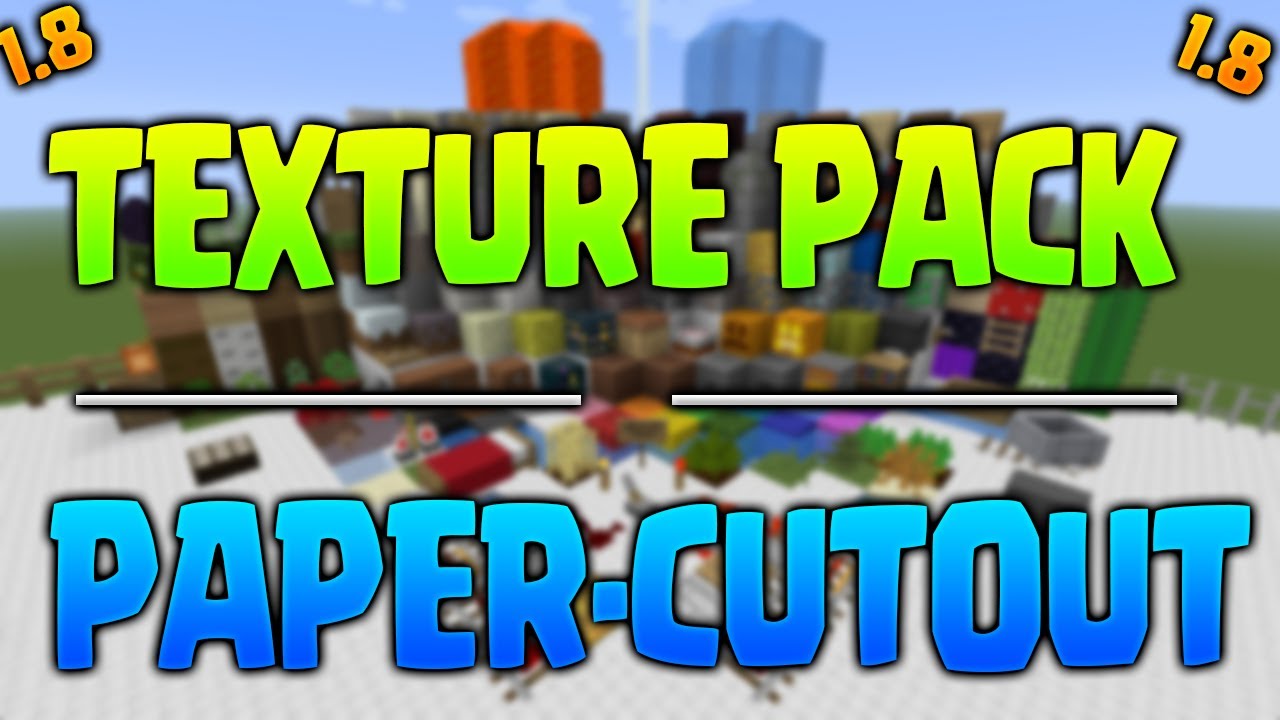 Review de [Texture Pack] - Paper -Cutout - 1.8 - YouTube