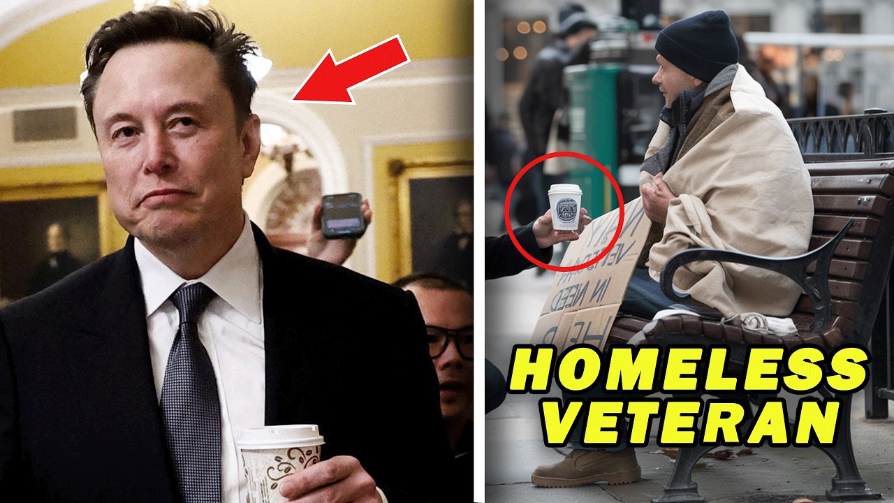 Elon Musk Approaches Homeless Veteran on the Streets – What He Does ...