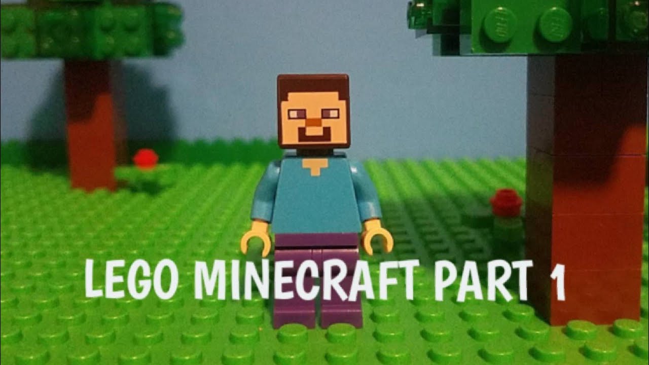 LEGO MINECRAFT(Part 1) Lego Stop Motion Animation - YouTube