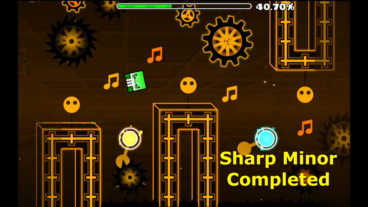 Sharp Minor Completed (Hard Demon) | Geometry Dash - YouTube