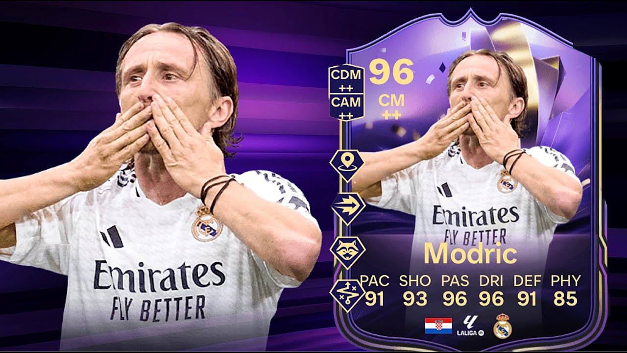 FC 25: LUKA MODRIC 96 END OF AN ERA PLAYER REVIEW I FC 25 ULTIMATE TEAM ...
