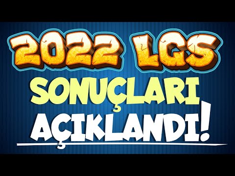 2022 LGS SONUÇLARI AÇIKLANDI! | Peki Şimdi Ne Olacak?