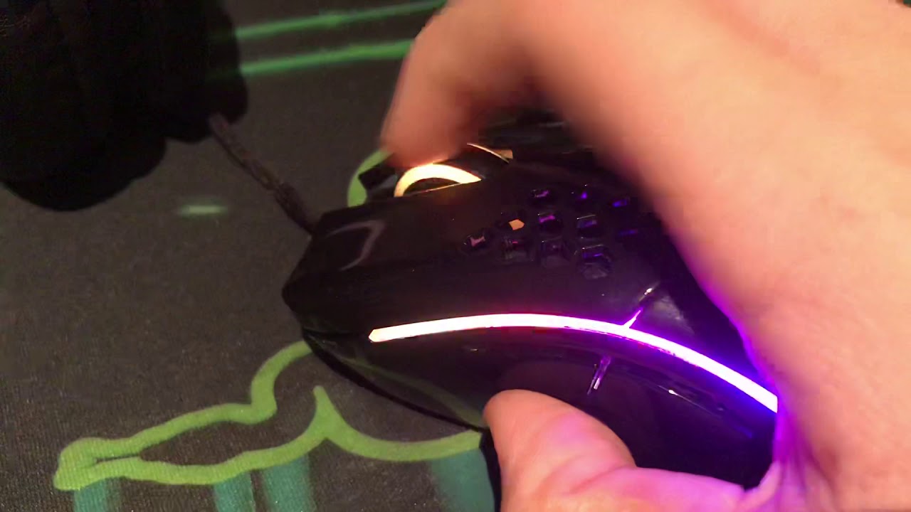 glorious model D squeaky scroll wheel - YouTube