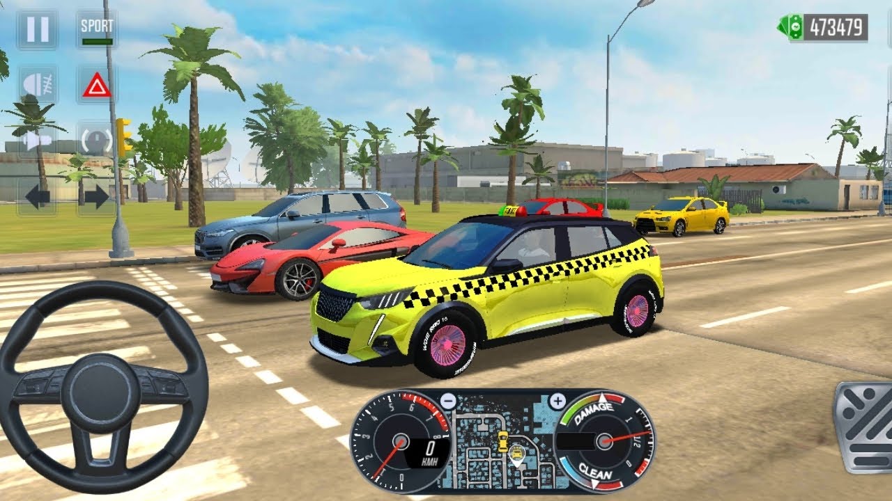 Taxi SIM 2020 | Suv Peugeot 2008 Driving Miami City Wheel Drive Android Gameplay Taxi Sim ...