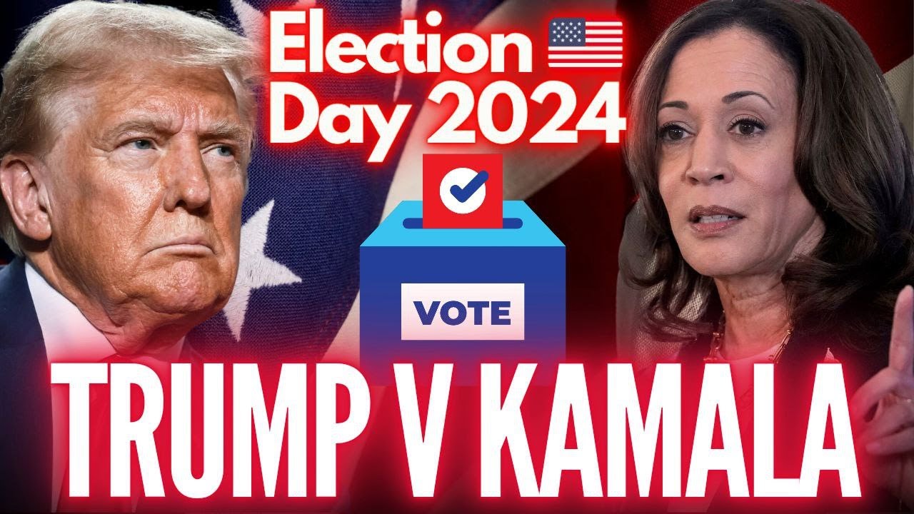 Election Day 2024 - LIVE UPDATES! Trump vs Kamala. VOTE! - YouTube