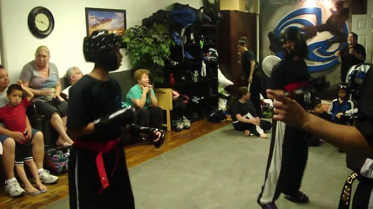 cj brownbelt promo sparring point karate - YouTube