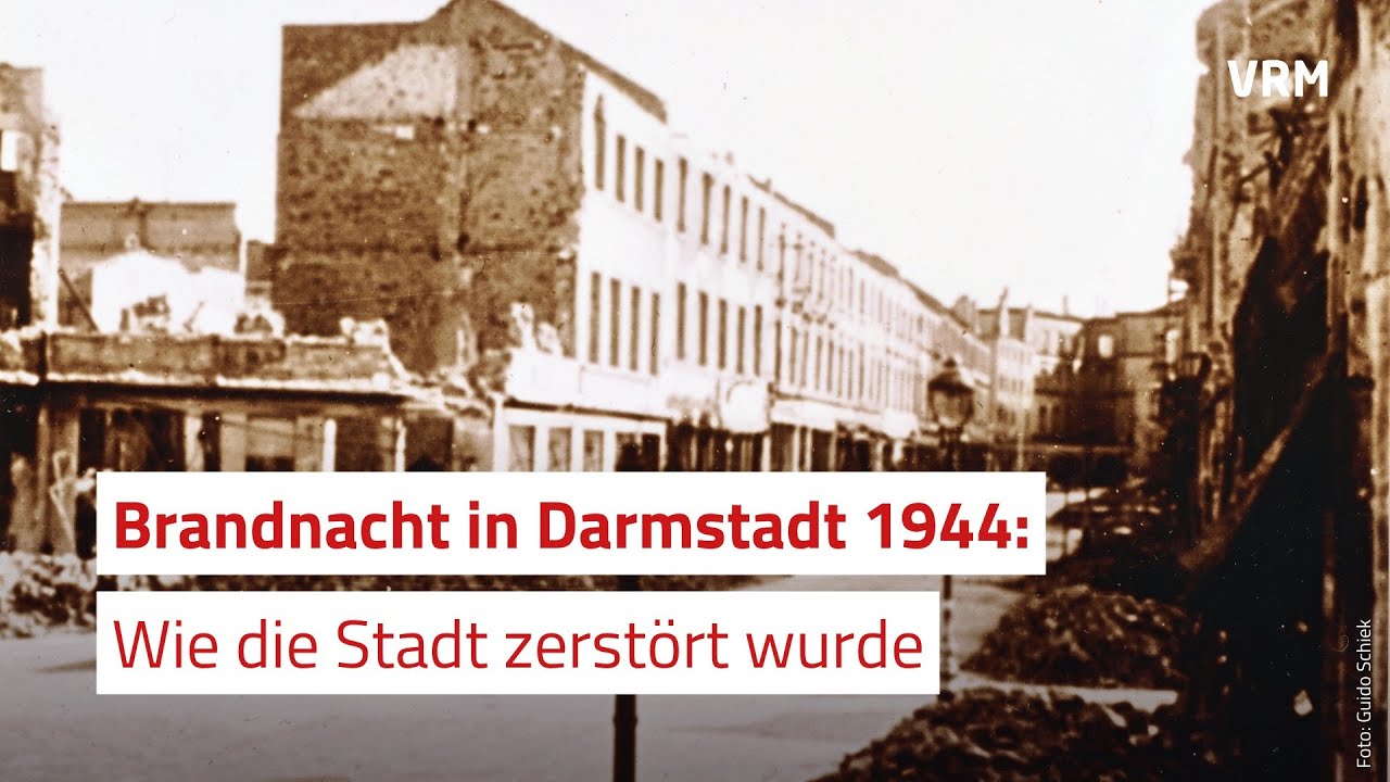 Luftangriff auf Darmstadt 1944: Das waren die Schauplätze - YouTube