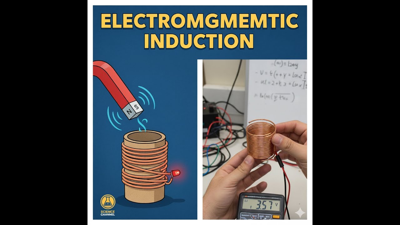 Electromagnetic Induction Explained | How Electricity Is Generated in ...