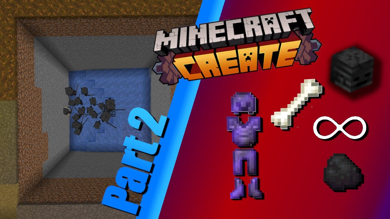 Wither Skeleton Farm=Unendlich Level/Minecraft Create Survival #2 - YouTube