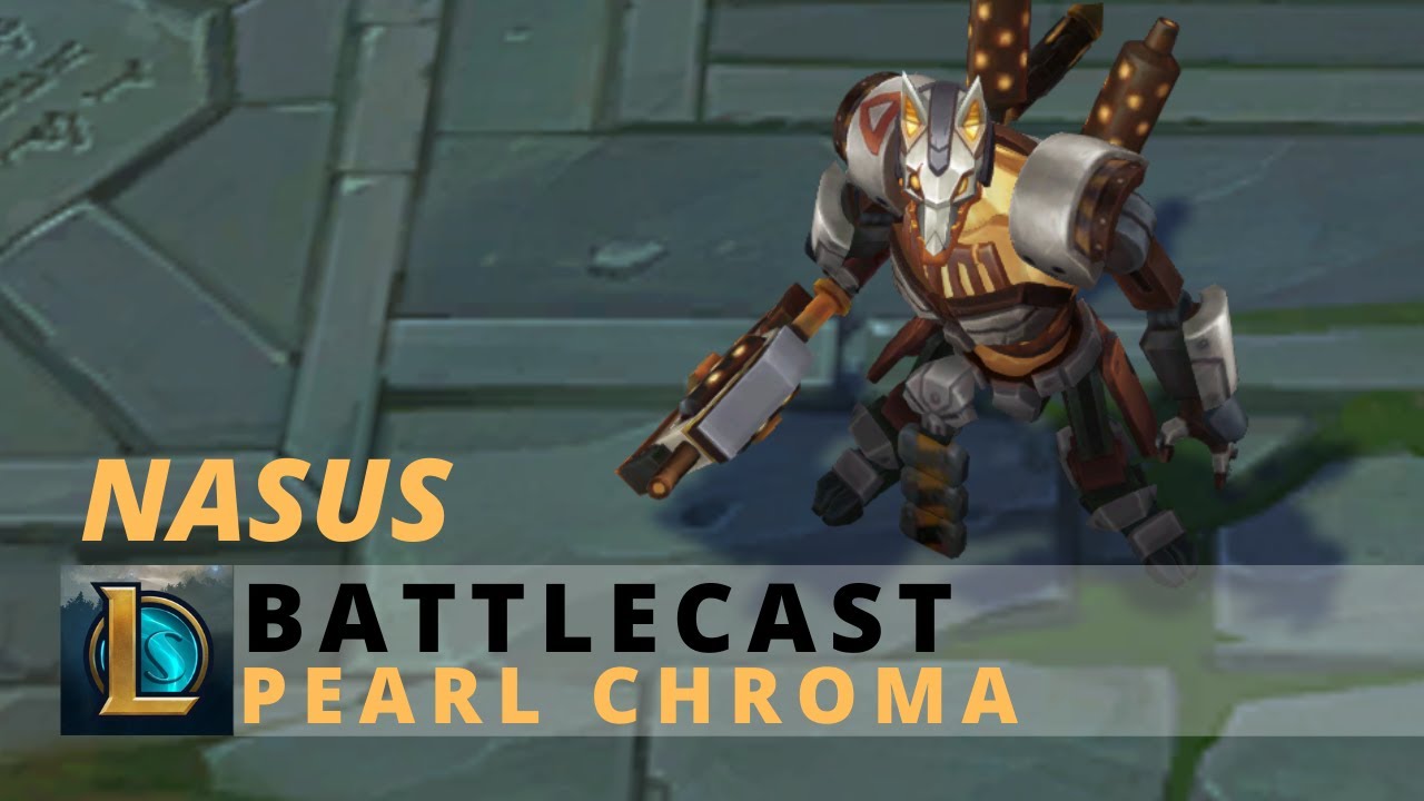 Battlecast Nasus Pearl Chroma - League Of Legends - YouTube