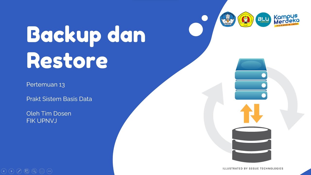 Recording Pertemuan 13 - Praktikum Sistem Basis Data - Backup and Restore MySQL - YouTube
