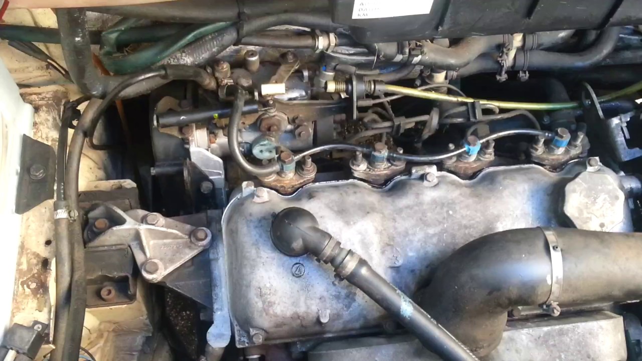 Peugeot J5 2.5 D 1987 problem - YouTube