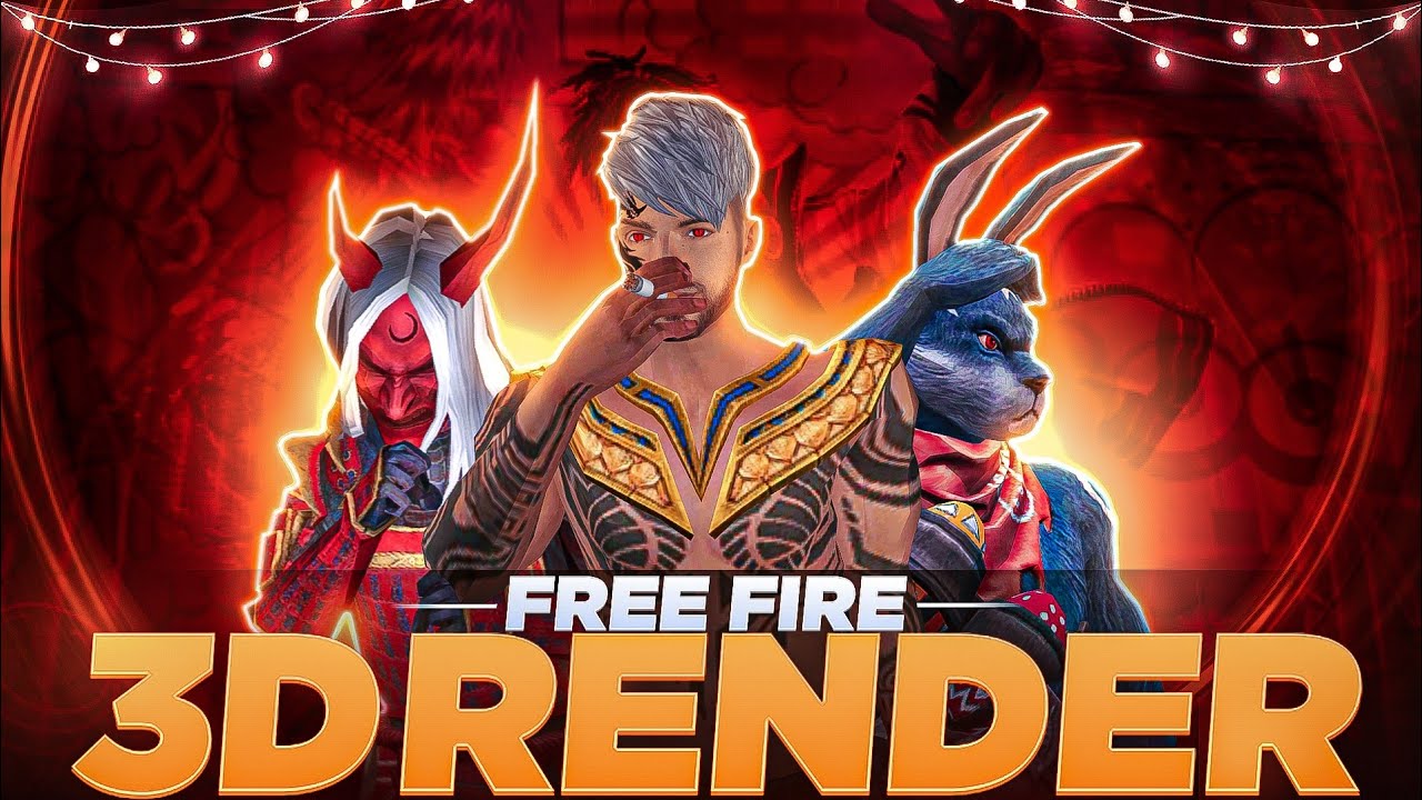 Free Fire 3D Render Pack | FF 3D Render Pack Android And Pc | - YouTube