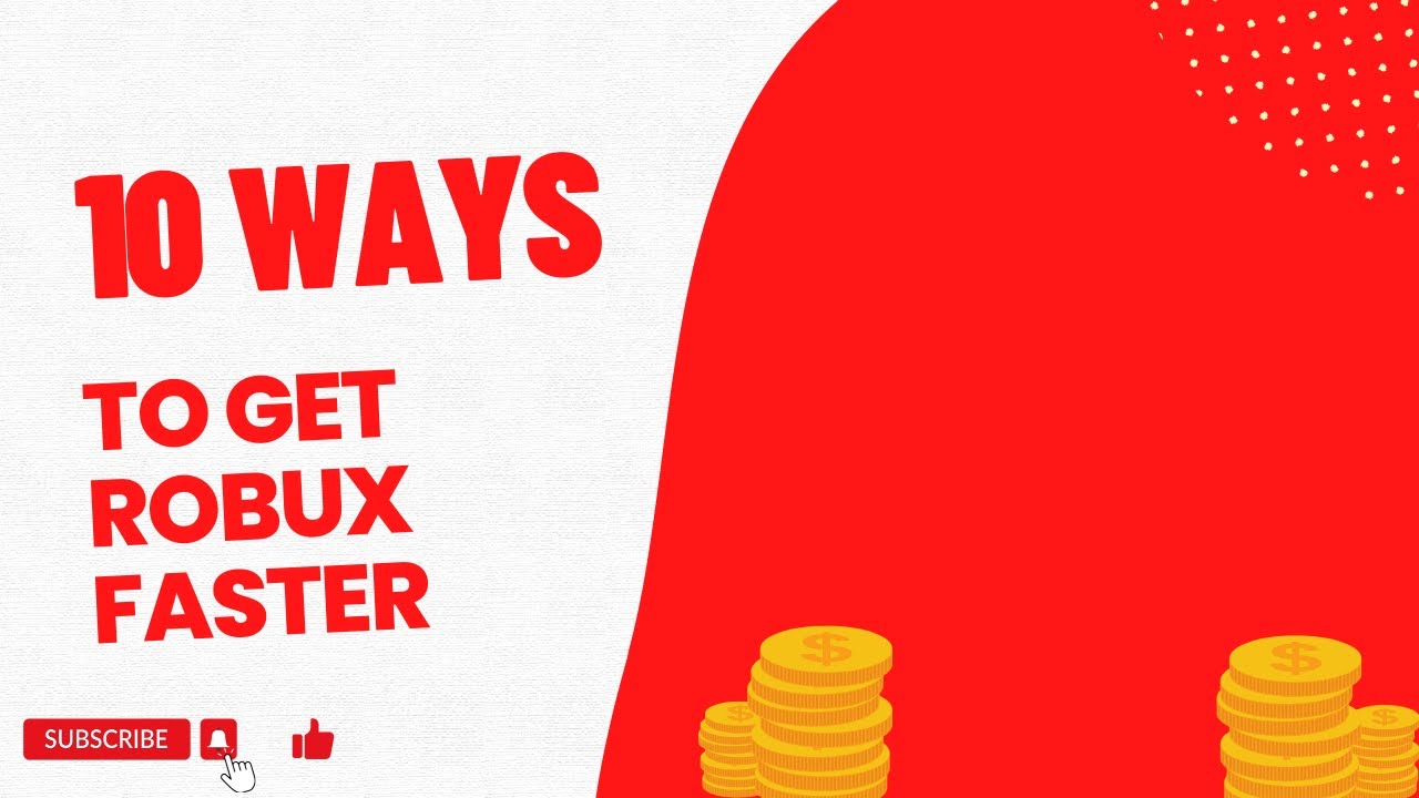 10 of the FASTEST Ways to Get LOTS of robux - YouTube