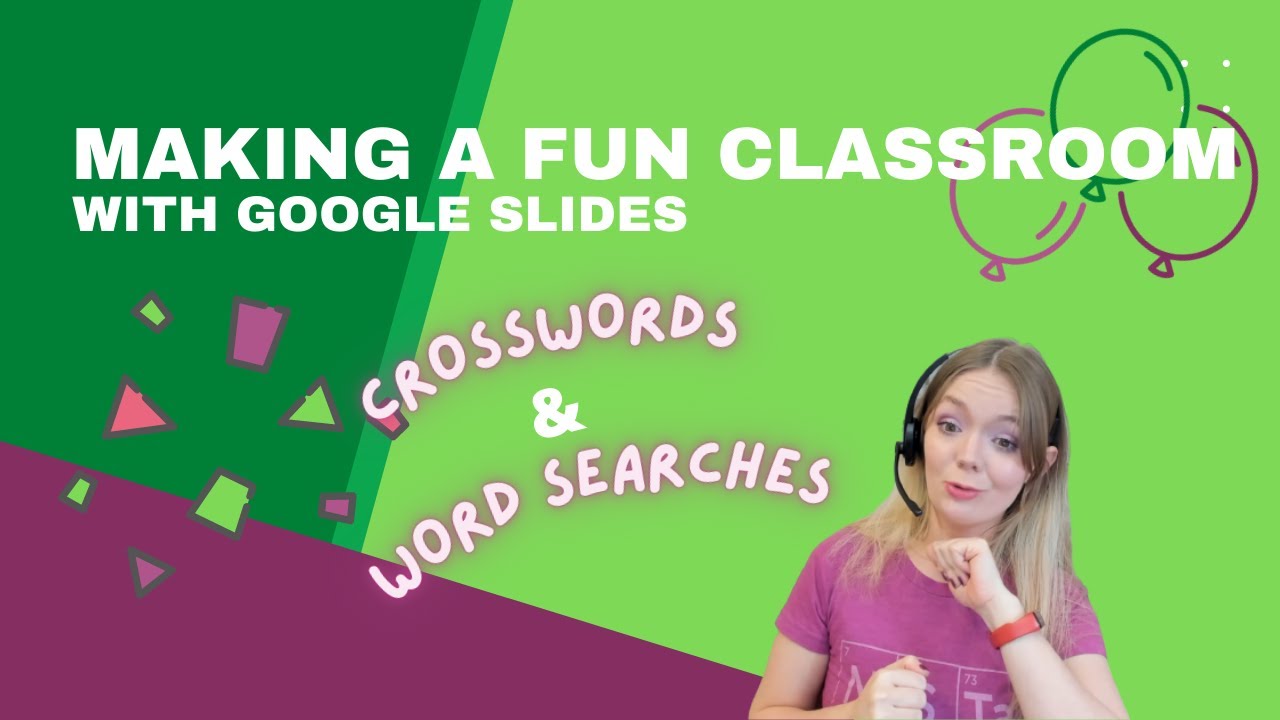 Google Slides // Crosswords and Word Searches - YouTube