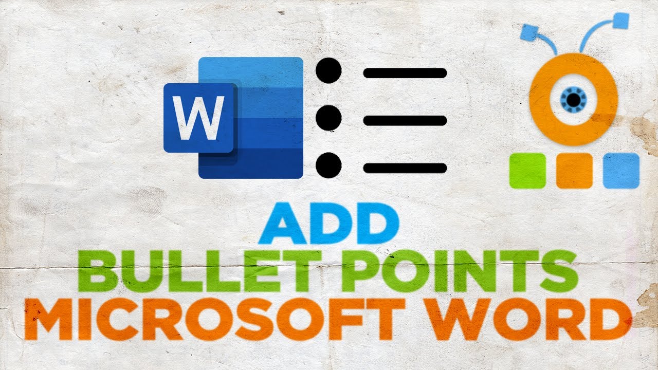 How To Add Bullet Points In Word YouTube how-to-add-bullet-points-in-word-youtube