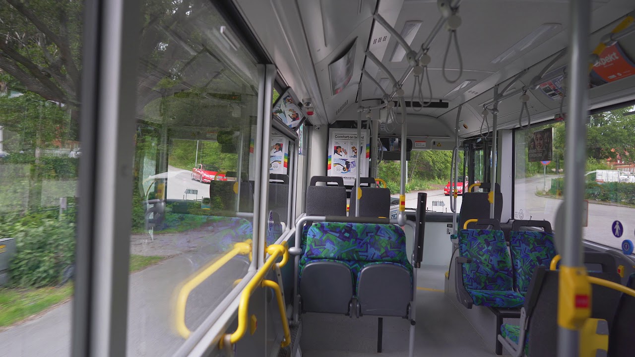 Sweden, Stockholm, bus 238 ride from Brostugevägen to Hägsätra - YouTube