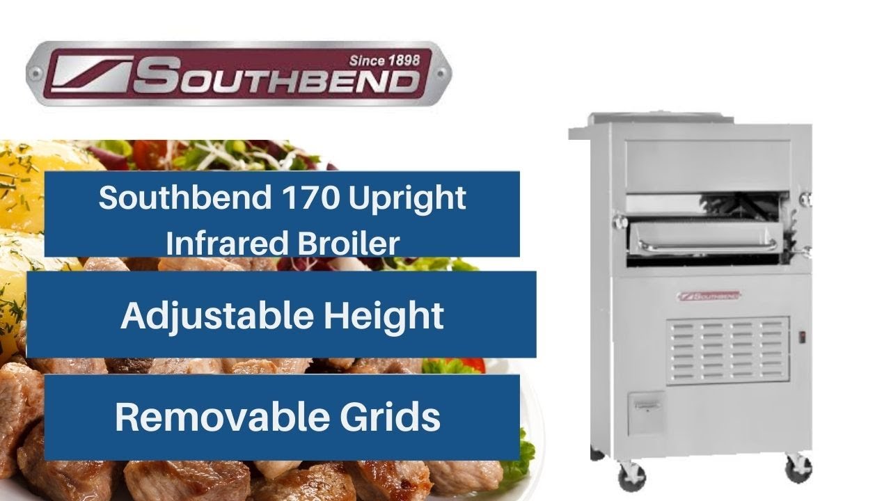 Southbend 170 Upright Infrared Broiler - YouTube
