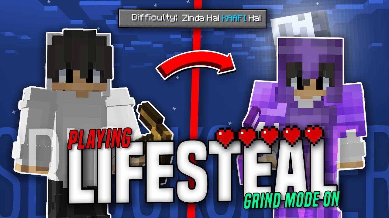 LIFESTEAL SMP - SERIOUS GRINDING 😱 || MINECRAFT PE/BEDROCK/JAVA # ...