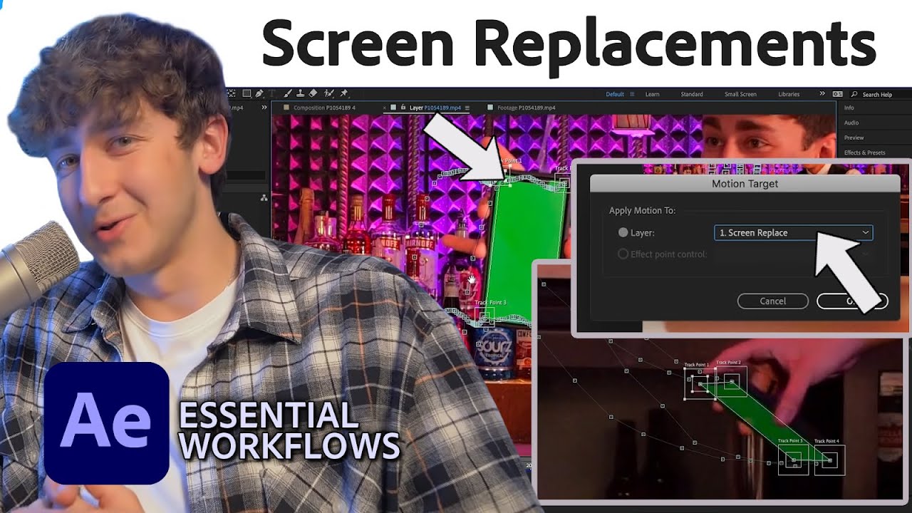 How to Create GREAT Screen Replacements in After Effects with Brandon ...