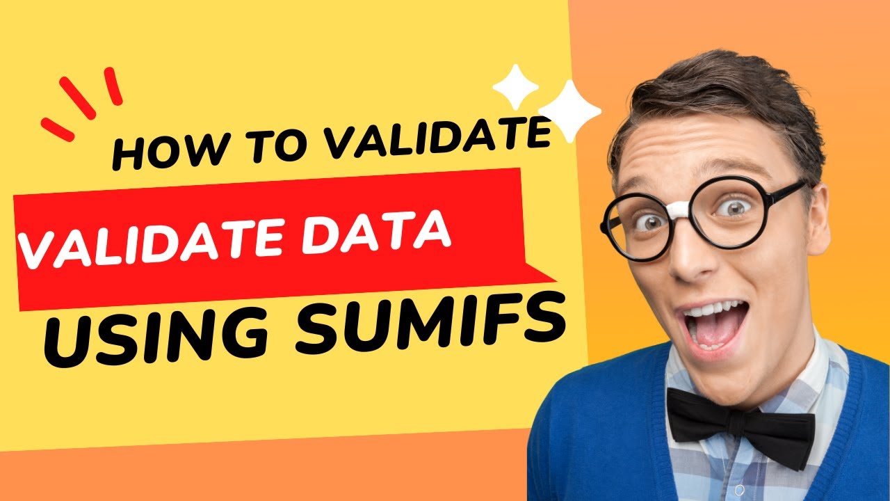 Data Validation Using Sumifs Youtube