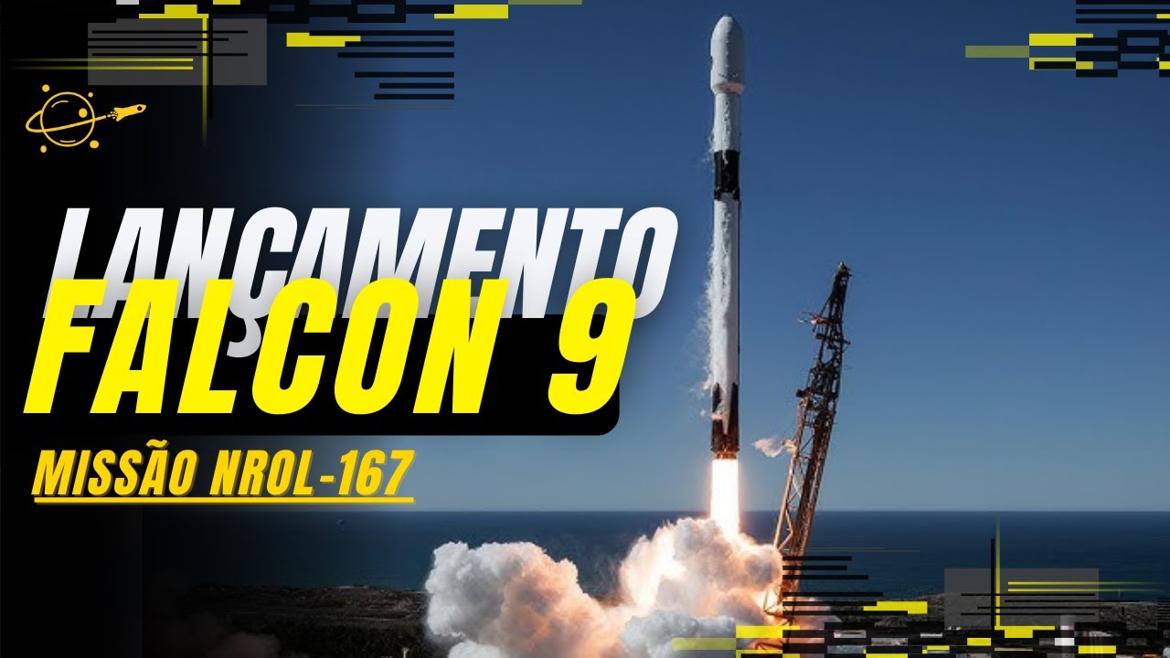 LANÇAMENTO do foguete FALCON 9! Missão NROL-167! - YouTube