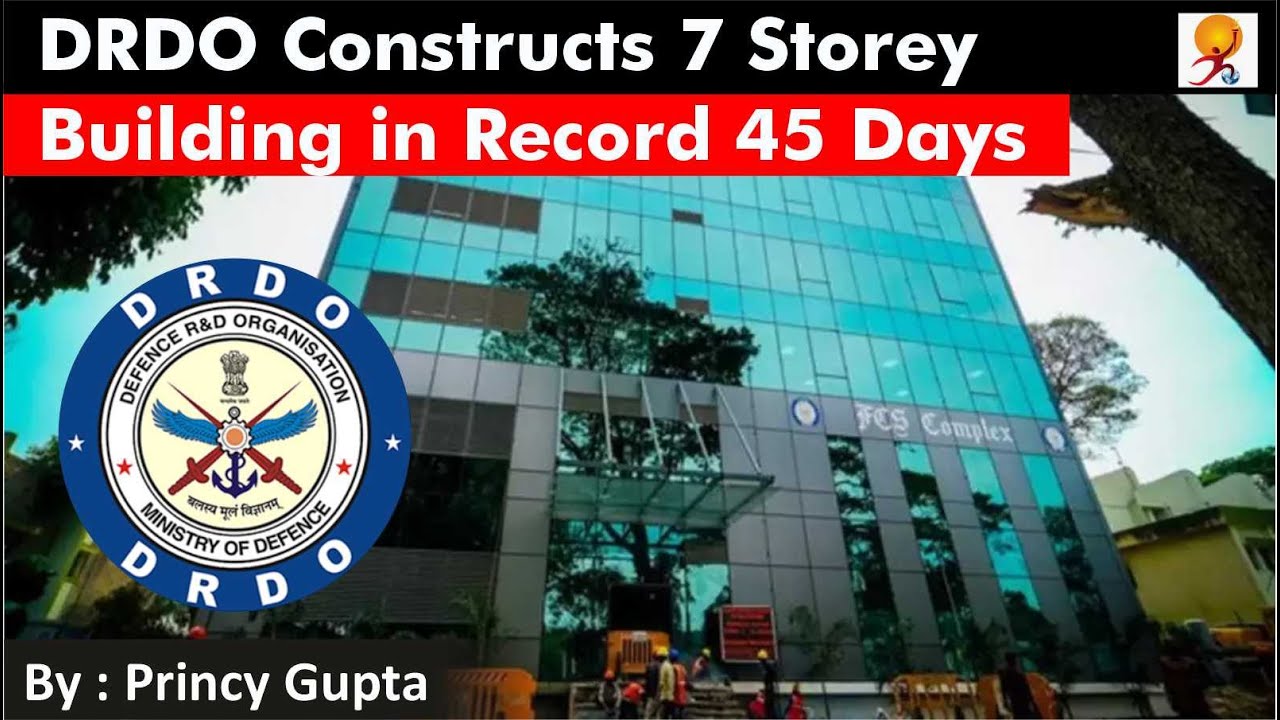 DRDO Constructs 7 Storey Building in Record 45 days - YouTube