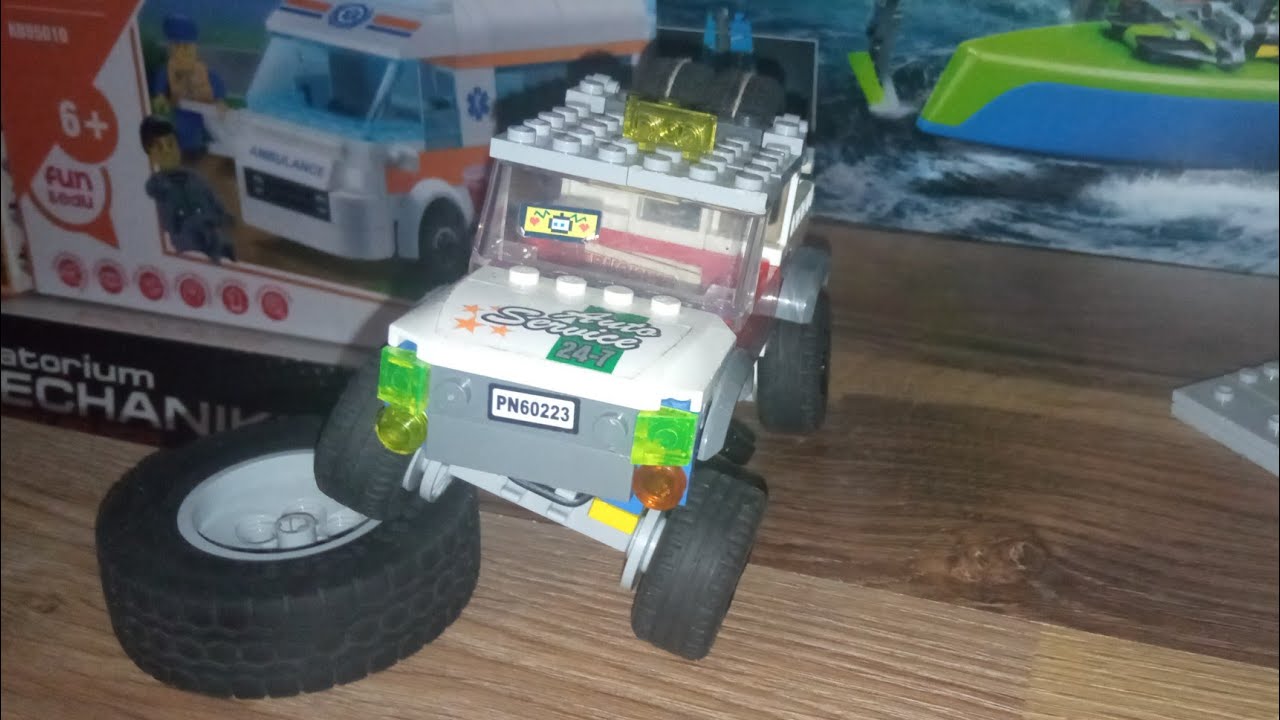 LEGO mini trophy truck + tutorial suspension - YouTube