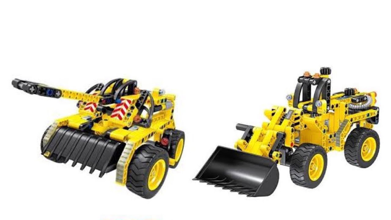 Qihui Bricks 2 in 1 Bulldozer - Panzer QH-6803 - YouTube