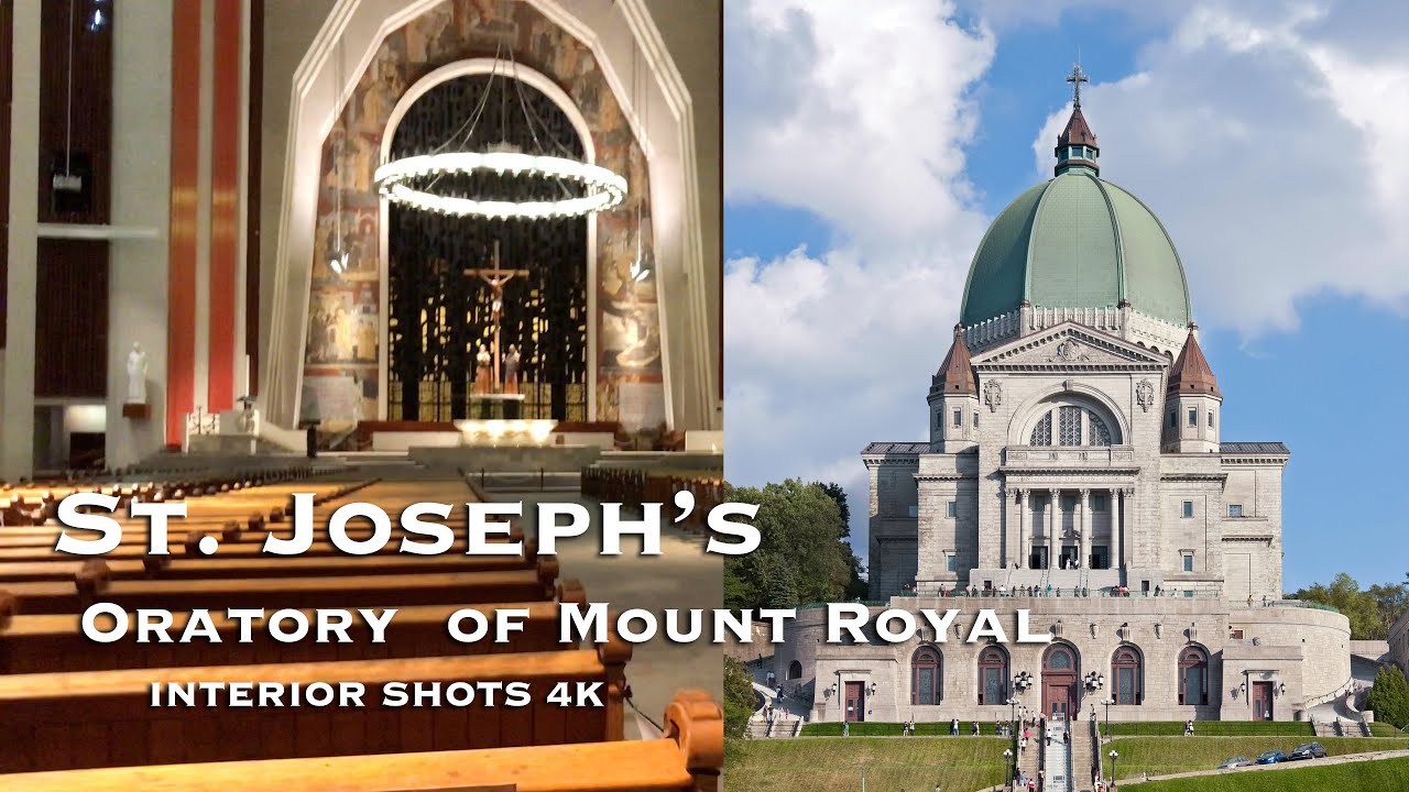 Saint Joseph's Oratory of Mount Royal ( Interior 4k ) - YouTube