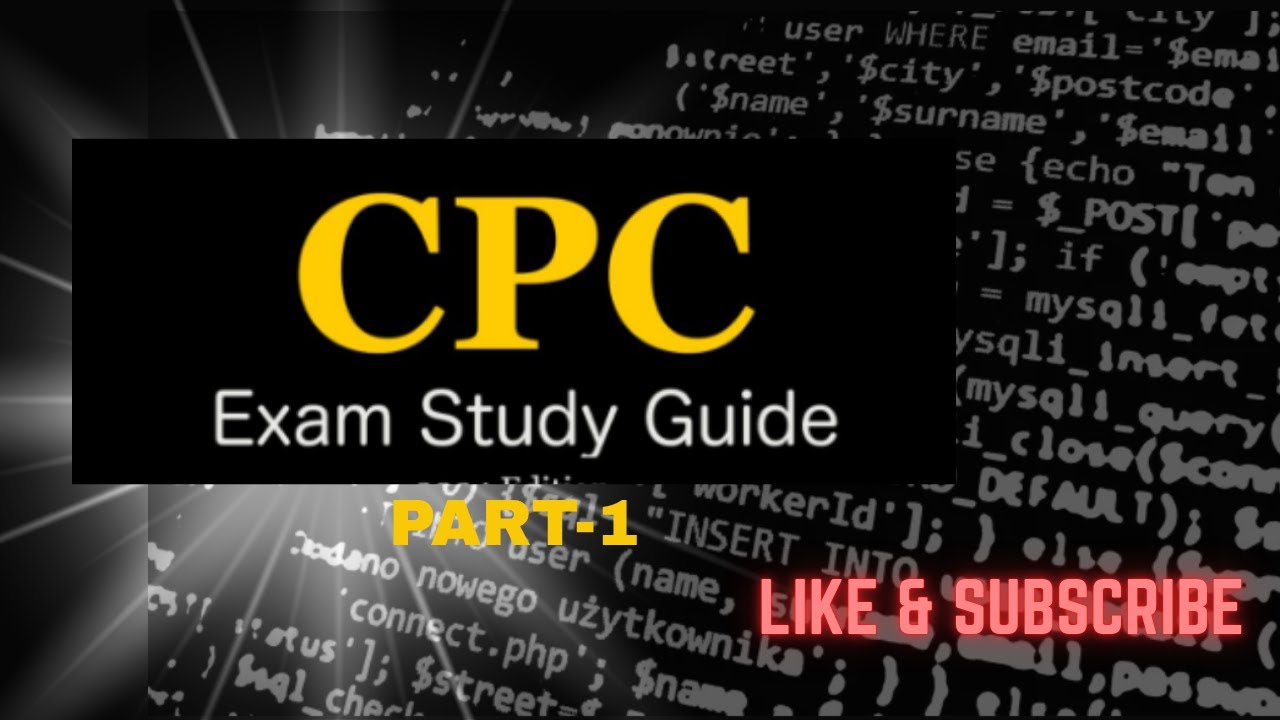 CPC -EXAM PRACTICE TEST- PART 1 - YouTube