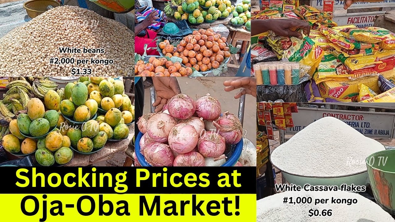 Shocking Prices Of Daily Consumables At Oja Oba, Oyo State - YouTube
