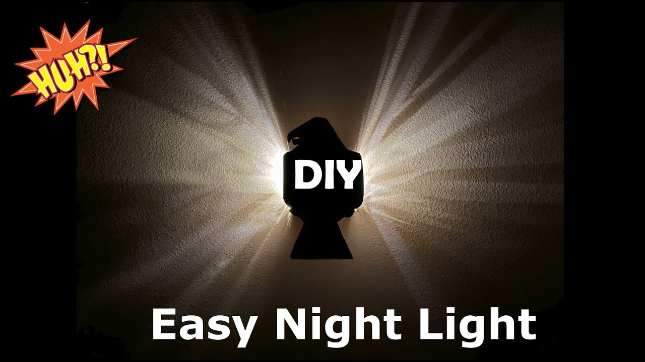 Easy DIY Bird Night Light/ How to make night lamp - YouTube