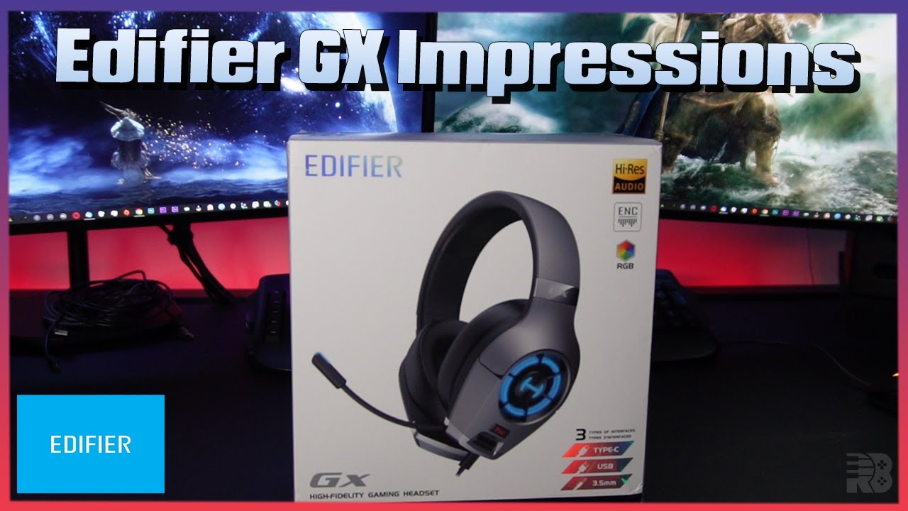 Edifier GX Gaming Headset | Unboxing & Impressions | - YouTube