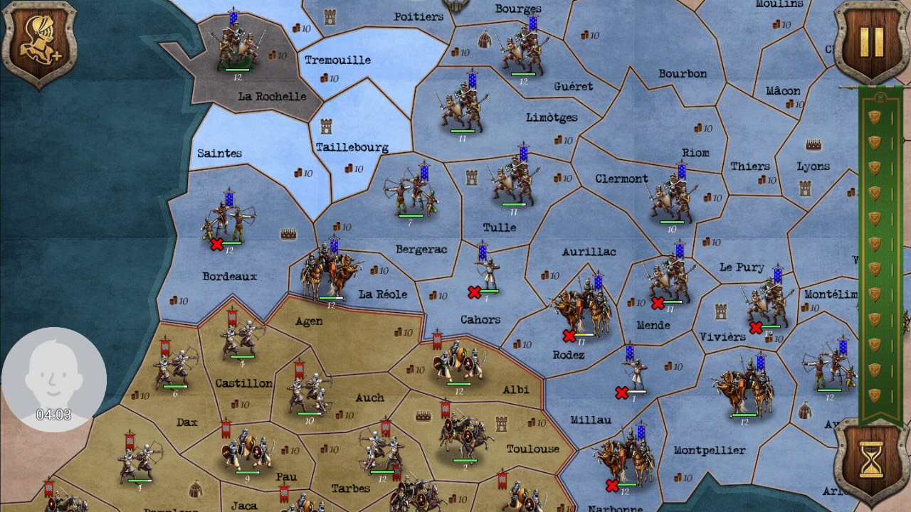 Medieval Wars : Strategy and Tactics - Battle of Poitiers - YouTube