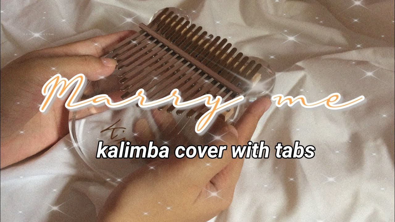 Marry Me - Train | KALIMBA COVER WITH TABS - YouTube