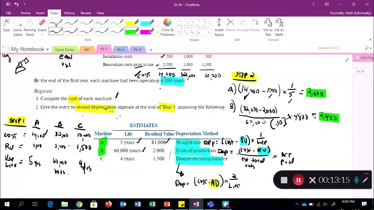 Chapter 8 Problems Video - YouTube