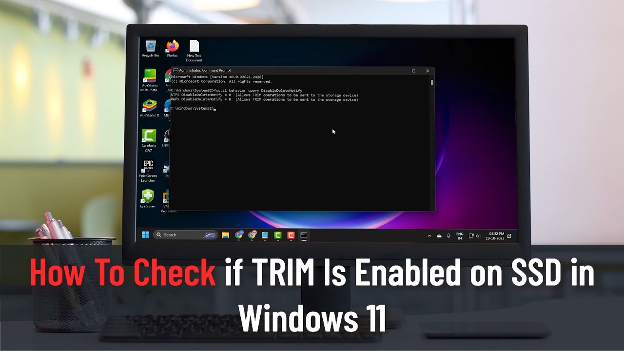 How To Check if TRIM Is Enabled on SSD in Windows 11 (Tutorial) - YouTube