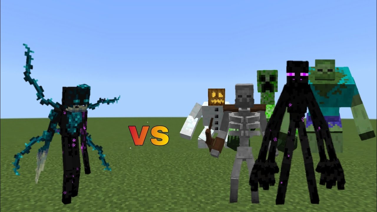 Sculk EnderMan vs Mutant Monsters | Minecraft Java | Mob Battle - YouTube